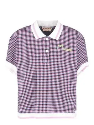 Marni Viscose Blend T-shirt With Stretch - Violet