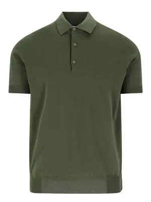 K-WAY K-way 100% Cotton Polo Shirt For Men Green