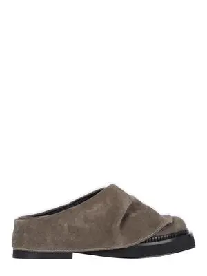 Attico Suede Mules - Beige