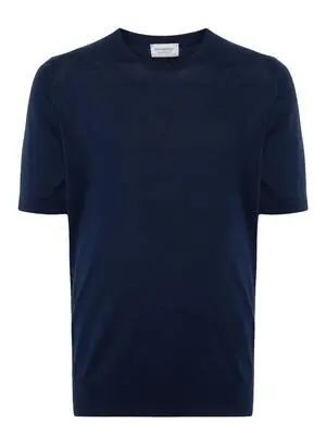 John Smedley Classic T-shirt For - Blue