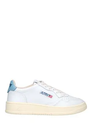AUTRY AUTRY Leather Lace-Up Sneakers White