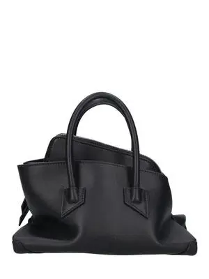 Attico THE ATTICO Structured Top Handle Bag Black
