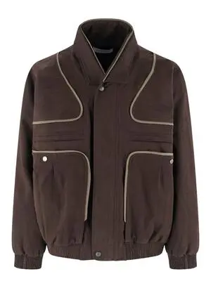 KIKO KOSTADINOV Cotton Tencel Stretch Jacket - Brown