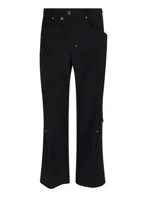 KIKO KOSTADINOV Tailored Wool-blend Stretch Trousers - Black