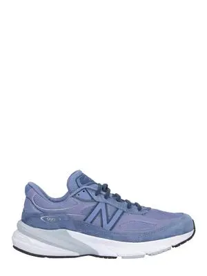 NEW BALANCE Pigskin & Mesh Lace-up Sneakers - Violet