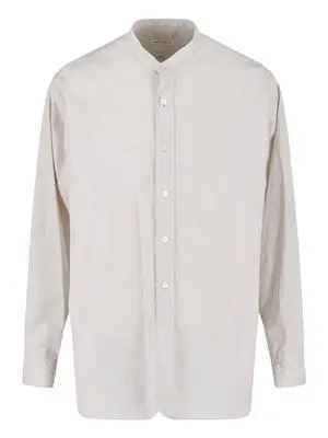KAPTAIN SUNSHINE Lightweight 100% Cotton Shirt - Cream