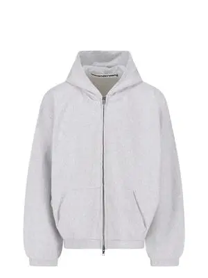 Alexander Wang Zip Up Sweatshirt - Grey