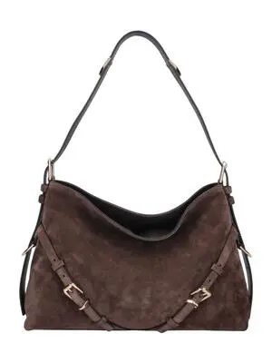 Givenchy Leather Handbag With Buckled Straps - Brown