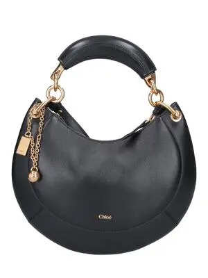 Chloé Lamb Leather Shoulder Bag - Black
