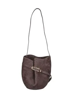 LIFFNER Calf Leather Mini Shoulder Bag - Brown