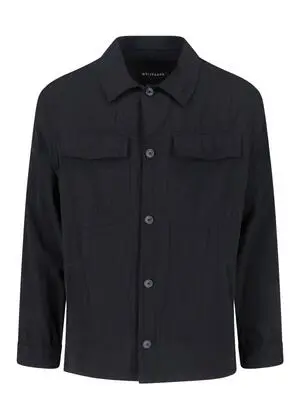 WHITE SAND White Sand Viscose-Blend Knit Shirt For Men