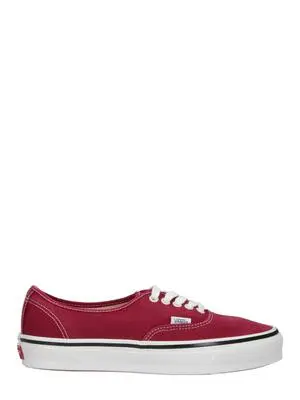 VANS Leopard Print Lace-up Sneakers - Red