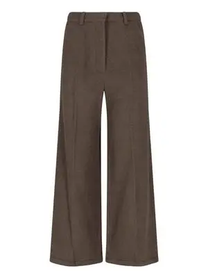 LOW CLASSIC Wide-leg Tailored Trousers - Violet