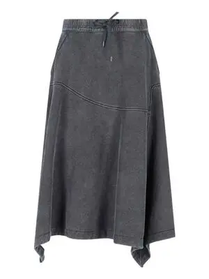 Our Legacy Asymmetrical Draped Midi Skirt - Grey