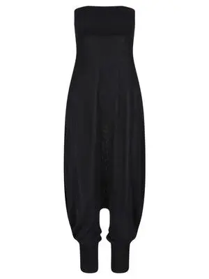 Paloma Wool Viscose Wrap-style Dress - Black