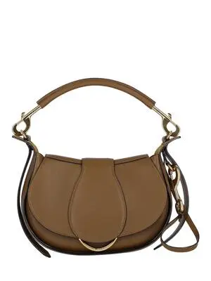 Chloé CHLOÉ 100% Calf Leather Shoulder Bag Brown