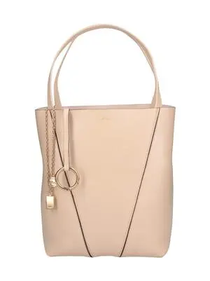 Chloé CHLOÉ 100% Cow Leather Shoulder Bag Beige
