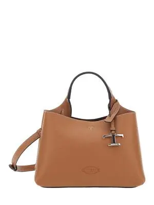 TOD'S Calf Leather Shoulder Bag - Brown