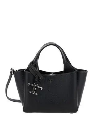 TOD'S TOD'S Calf Leather Mini Shoulder Bag Black
