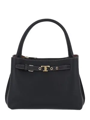 TOD`S Tod's Calf Leather Shoulder Bag - Black