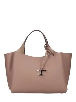 TOD`S Tod's Calf Leather Shoulder Bag - Beige