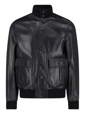 VALSTAR 100% Leather Jacket - Black