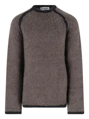 Our Legacy Mohair & Wool Knit Sweater - Brown