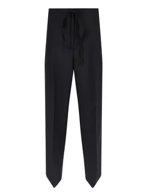 RÓHE Wool-mohair Blend Tailored Trousers - Black