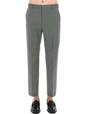 Hugo Wool-blend Tailored Trousers - Grey