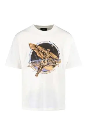 REPRESENT Graphic Print Oversized T-shirt - Flat White