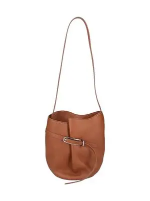 LIFFNER Mini Calf Leather Bag - Brown