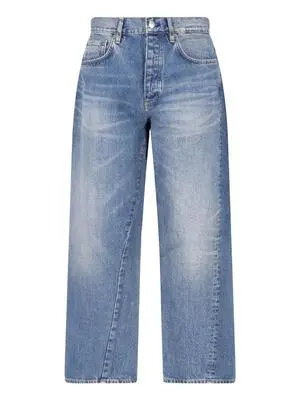 SUNFLOWER High-rise Wide-leg Jeans - Blue