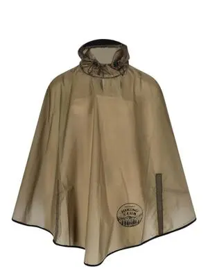 AND WANDER Lightweight Nylon Jacket With Hood - Beige