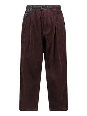 AND WANDER 100% Cotton Trousers - Brown