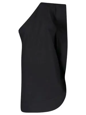 Stella McCartney Cotton Mini Dress With Clean Lines - Black
