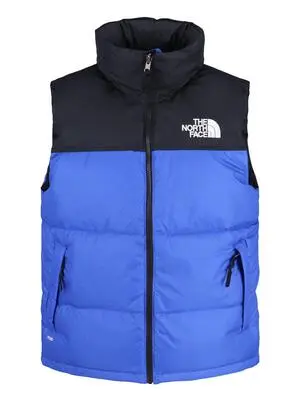 The North Face THE NORTH FACE Recycled Nylon Zip-Up Vest Blue