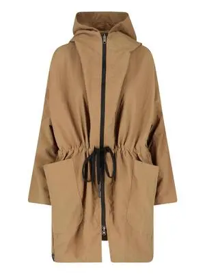 KIMONO RAIN Kimono-style Rain Jacket For - Brown