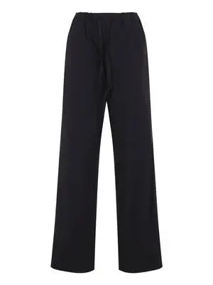 Phoebe Philo Drawstring Cotton Pants - Black