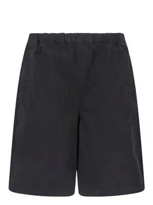 ENTIRE STUDIOS Relaxed Elastic-waist Shorts - Black
