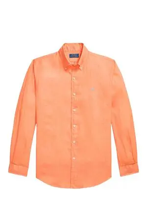 Ralph Lauren Linen Button-up Shirt For - Orange