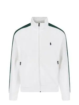 Polo Ralph Lauren Cotton & Recycled Polyester Crewneck Sweater - White