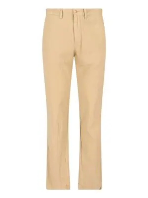 Polo Ralph Lauren Linen-cotton Trousers - Beige