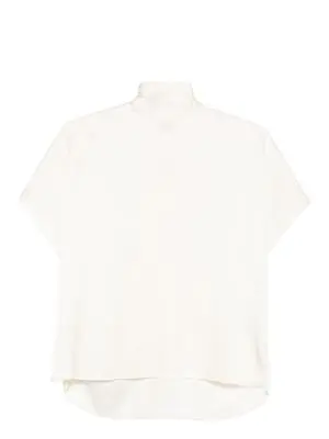 Brunello Cucinelli Silk Top - Beige