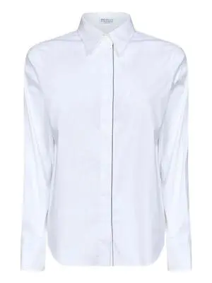 Brunello Cucinelli Cotton Shirt - White