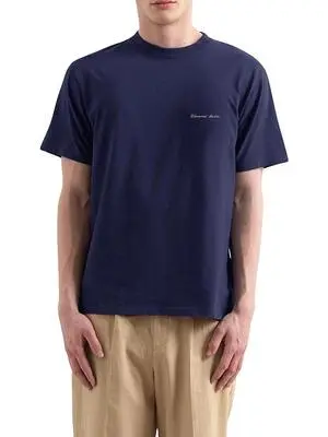 EDMMOND STUDIOS Banquet Hall Print T-shirt - Plain Navy