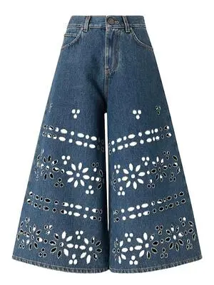 Pinko Burkina Bermuda Sangallo Laser Jeans - Pj