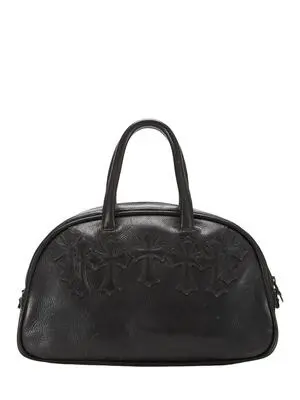 Chrome Hearts Cemetery Cross Bowling Bag - Black