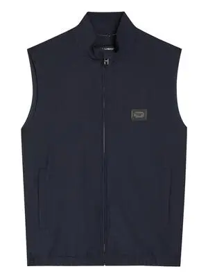 Dolce & Gabbana Logo Wool-blend Gilet - Black