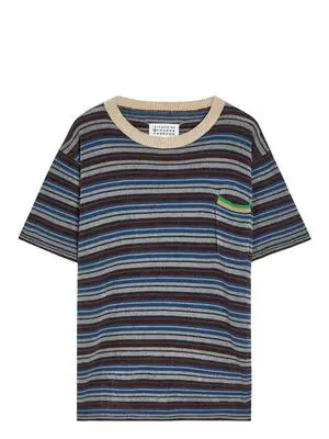 MAISON MARGIELA Striped Knit T-shirt - Stripe
