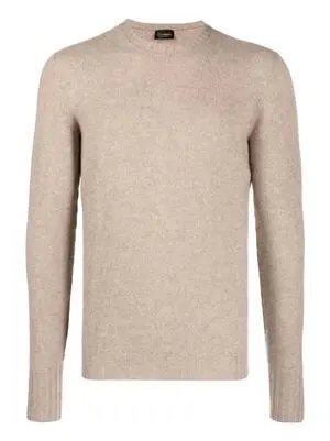 DRUMOHR Cashmere Crew-neck Jumper - Beige